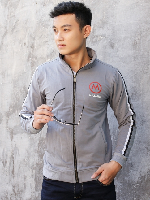 Áo Khoác Nỉ Xám Chuột AK174 - 4MEN®